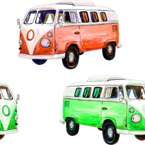 Mini van Royalty Free Vector Image - VectorStock