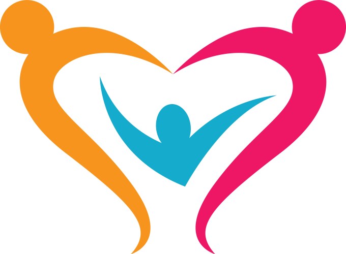 Community care logo Royalty Free Vector Image - VectorStock