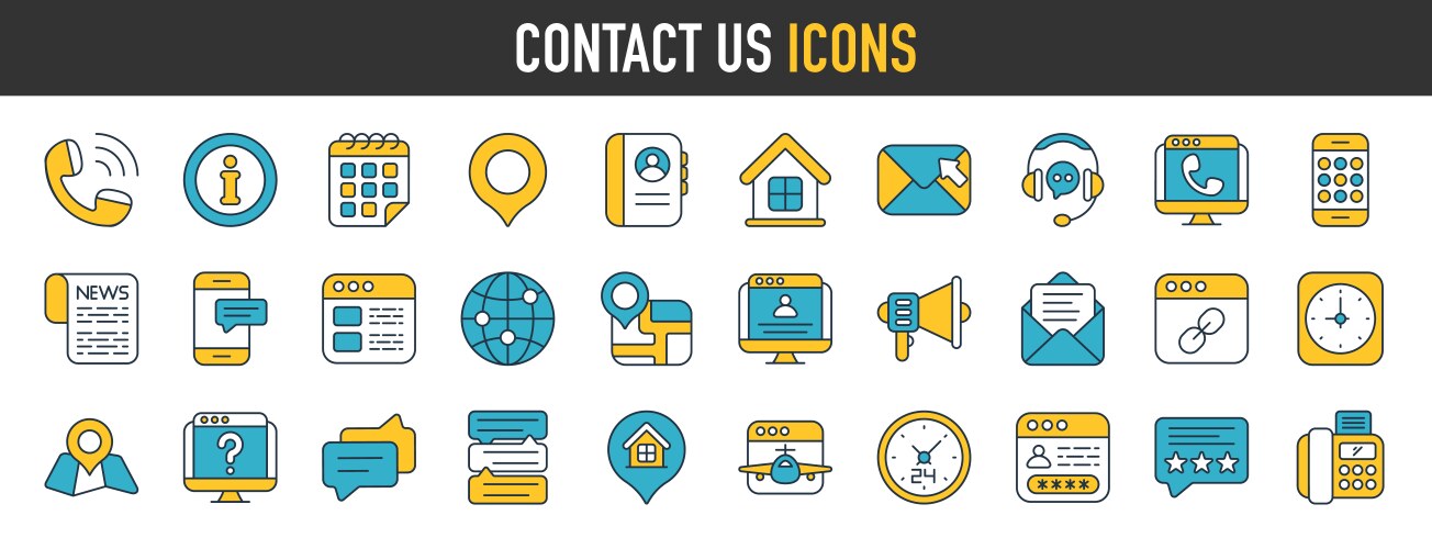 Contact Us Vector Images (over 20,000)