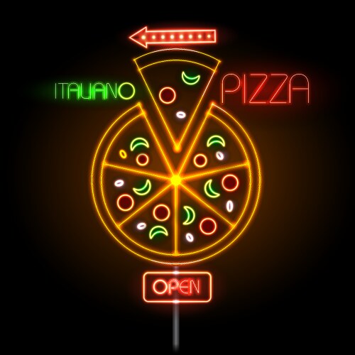 Cheeseburger neon sign poster Royalty Free Vector Image