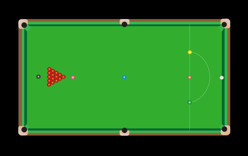 Snooker sport design Royalty Free Vector Image