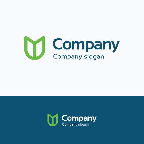 U company logo Royalty Free Vector Image - VectorStock
