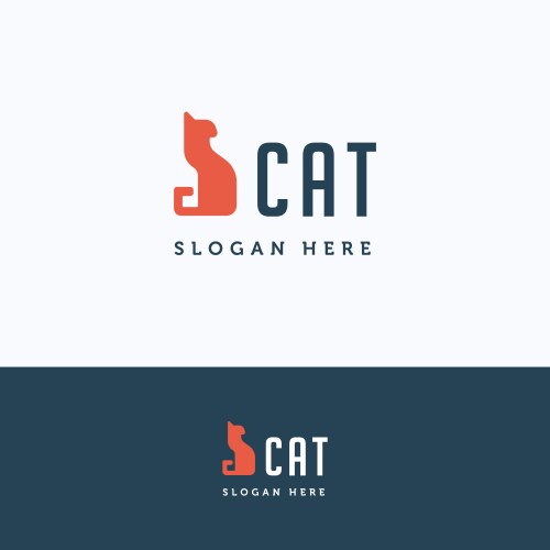 Cat font Royalty Free Vector Image - VectorStock
