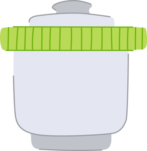 Faucet water filter cartoon Royalty Free Vector Image