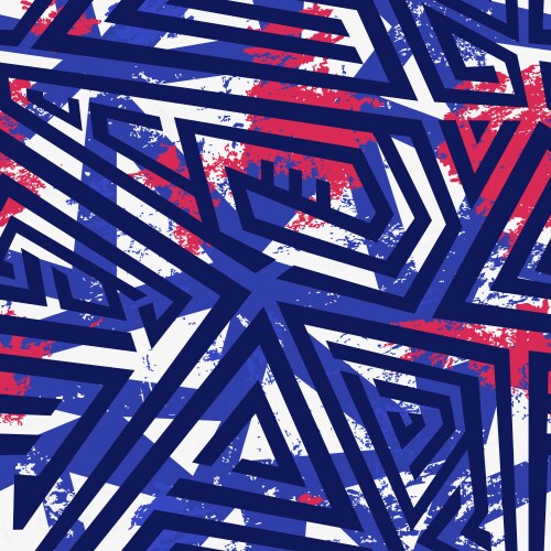 Colorful maze lines seamless pattern Royalty Free Vector Colorful maze lines seamless pattern Royalty Free Vector