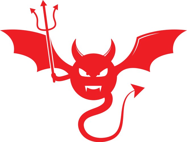 Trident logo template Royalty Free Vector Image