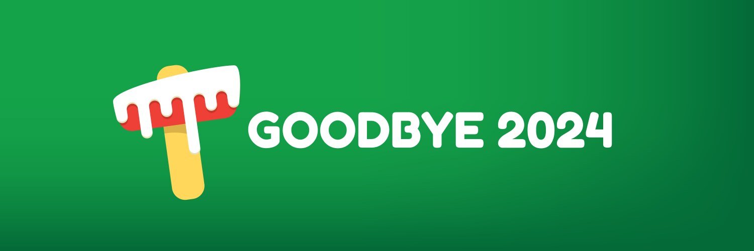 Goodbye 2024 hello 2025 year concept Royalty Free Vector