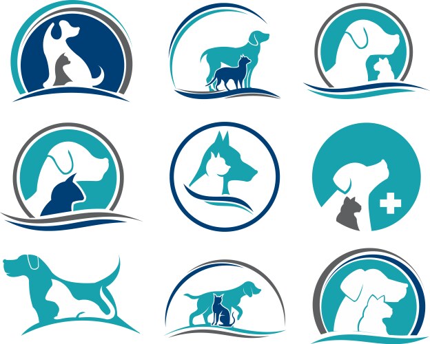Pets logo Royalty Free Vector Image - VectorStock