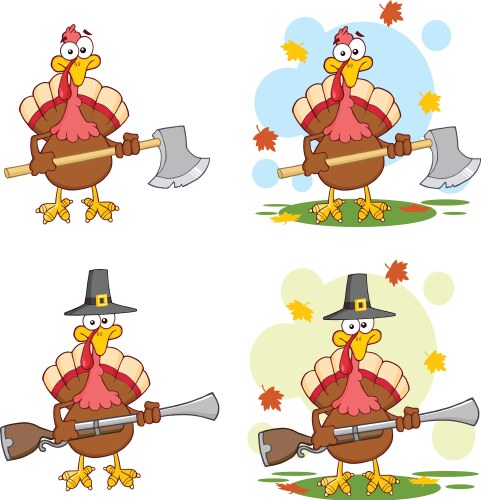 Cartoon turkey leg Vector Images & Graphics for Commercial Use ...