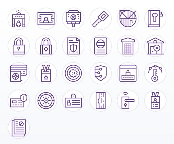 Door access control icon Vector Images & Graphics for Commercial Use ...
