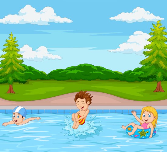 Swimming Cartoon Vector Images (over 94,000)