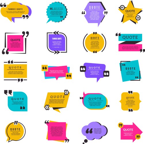 Quote Bubble Vector Images (over 34,000)