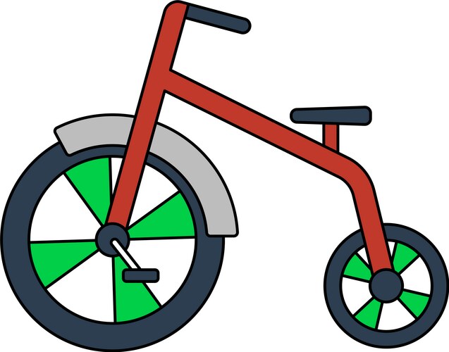 Drift trike Royalty Free Vector Image - VectorStock