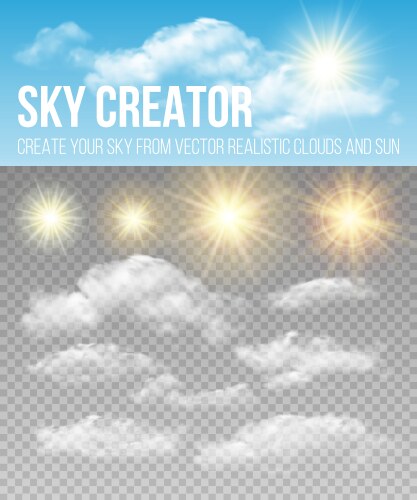 Realistic Sun Vector Images (over 14,000)