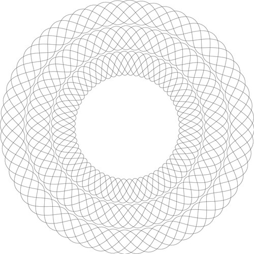 Guilloche Pattern Vector Images (over 16,000)