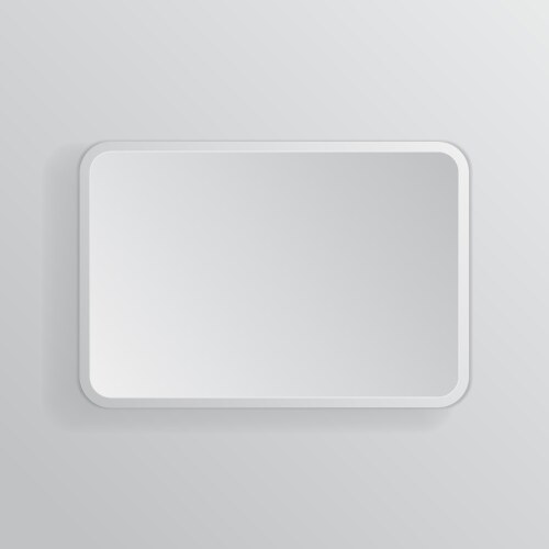 White blank app icon button template Royalty Free Vector