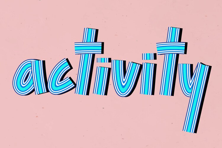 Calligraphy letter a typography font Royalty Free Vector