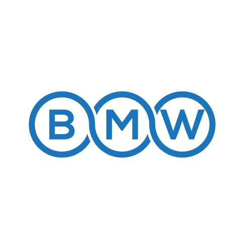 Bmw m performance logo Royalty Free Vector Image