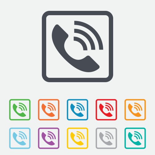 Technical support line concept call center icon Vector Image