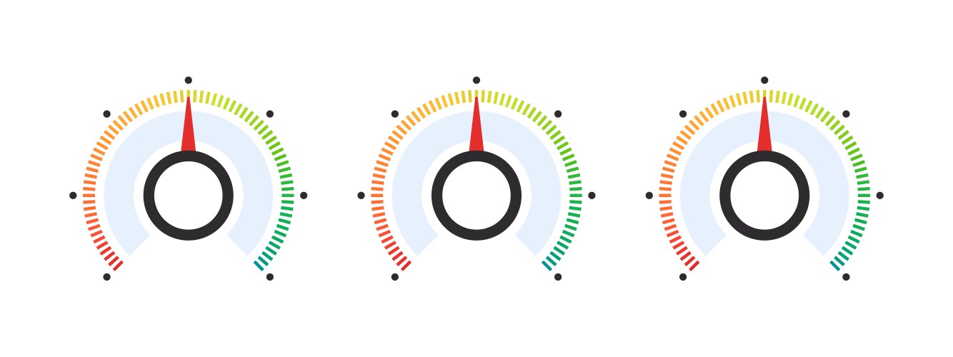 Mood scale satisfaction indicator rating emoticon Vector Image
