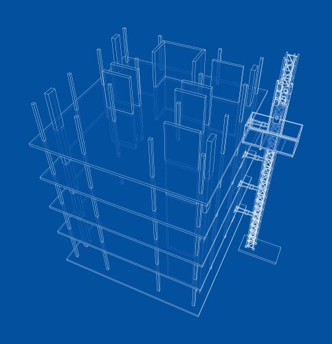 Tall Building Blueprint Vector Images (over 160)