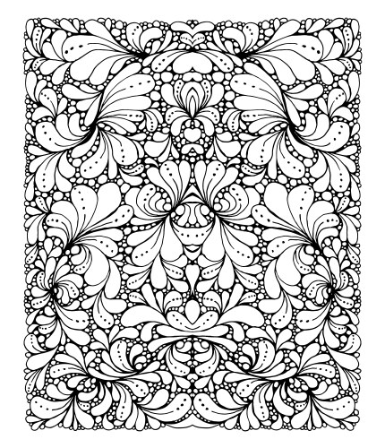Adult Coloring Page Border Vector Images (over 1,200)