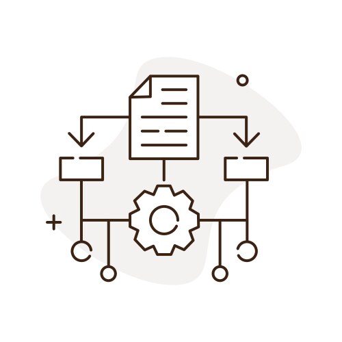 Machine learning ml icon design Royalty Free Vector Image