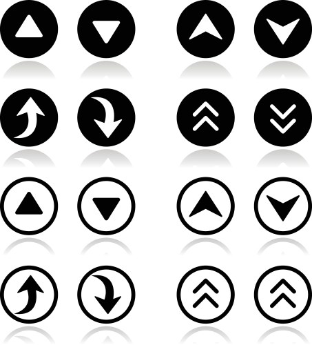Contact icon set Royalty Free Vector Image - VectorStock