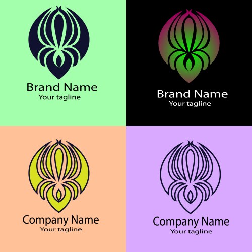Elite class unique logo – Royalty-Free Vector | VectorStock