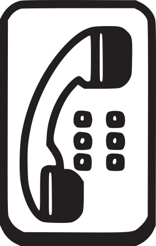 Phone Logo Black and White Vector Images (over 50,000)