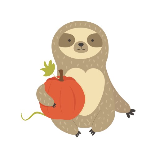 Sloth Vector Images & Graphics for Commercial Use | VectorStock
