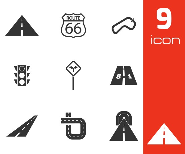 Speed icon set in thin line style Royalty Free Vector Image