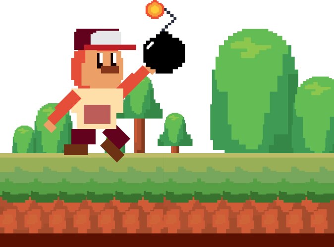 Bomb 8bit 8 Bit Vector Images (80)