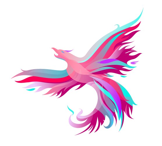 Phoenix color Royalty Free Vector Image - VectorStock