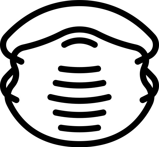 Isolation gown ppe protective equipment line icon Vector Image