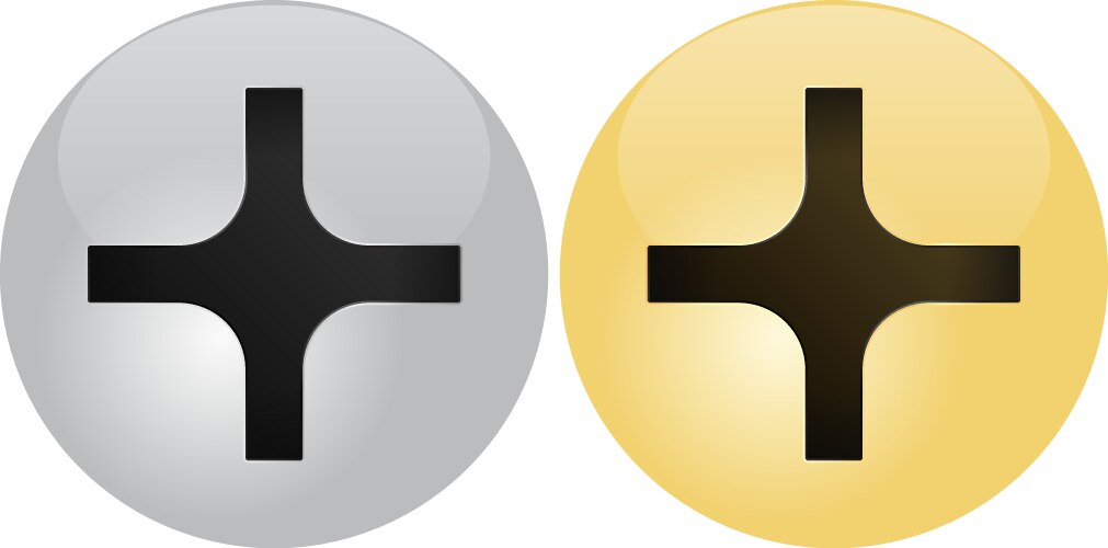 Gold Screw Head Bolt Vector Images (over 220)