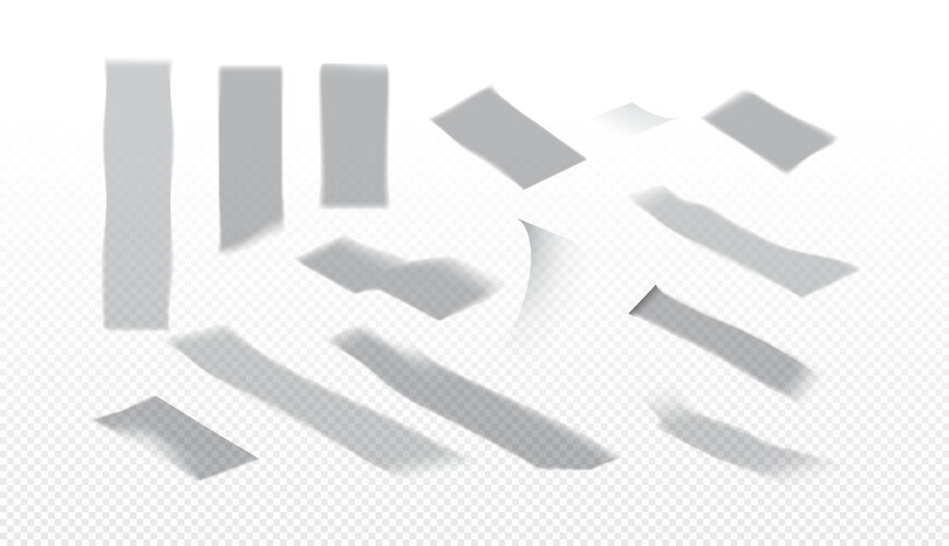 Rolled paper checks realistic set Royalty Free Vector Image