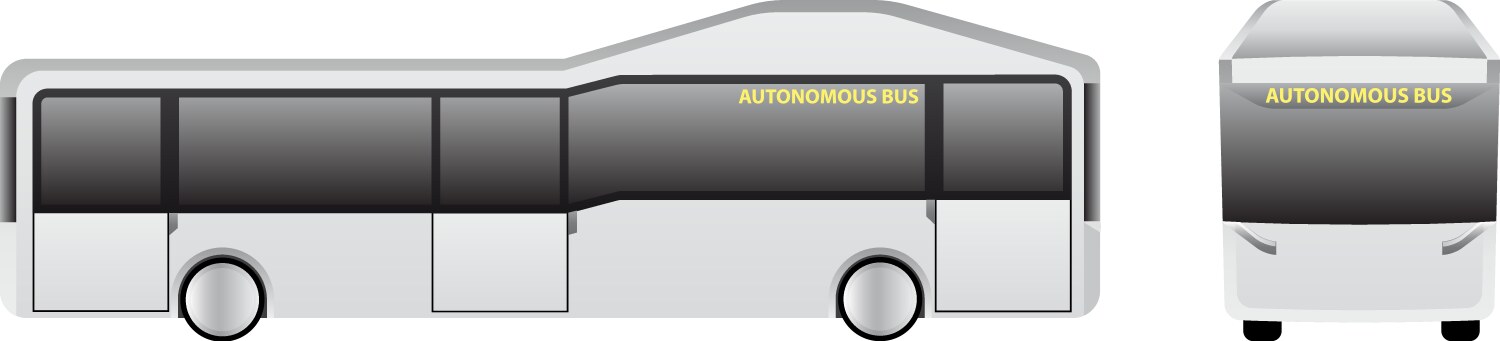 5g autonomous vehicles isolated cartoon Royalty Free Vector