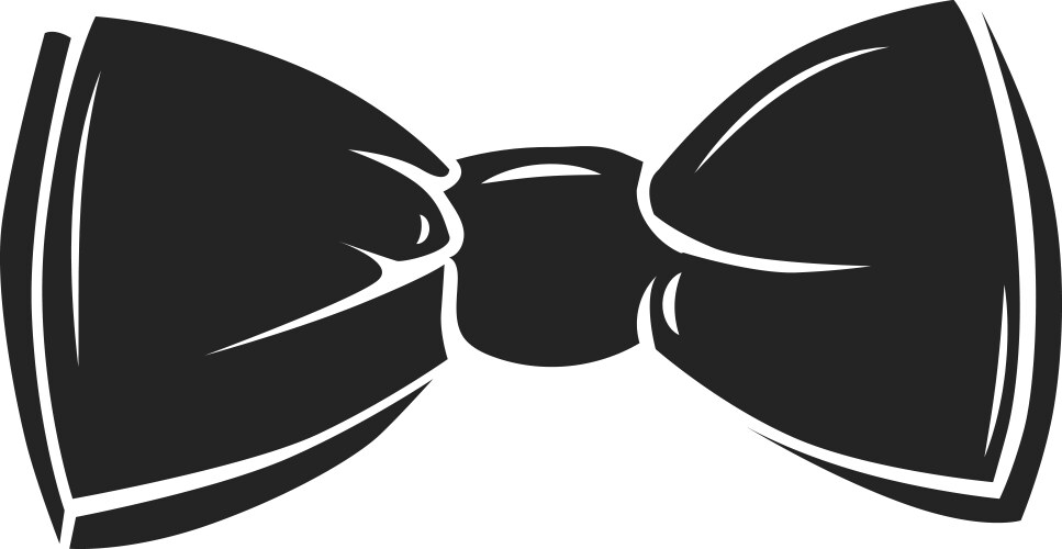 Bow tie icon simple style Royalty Free Vector Image