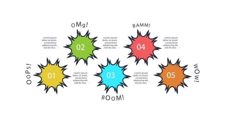 Infographic 5 Parts Vector Images (over 6,700)