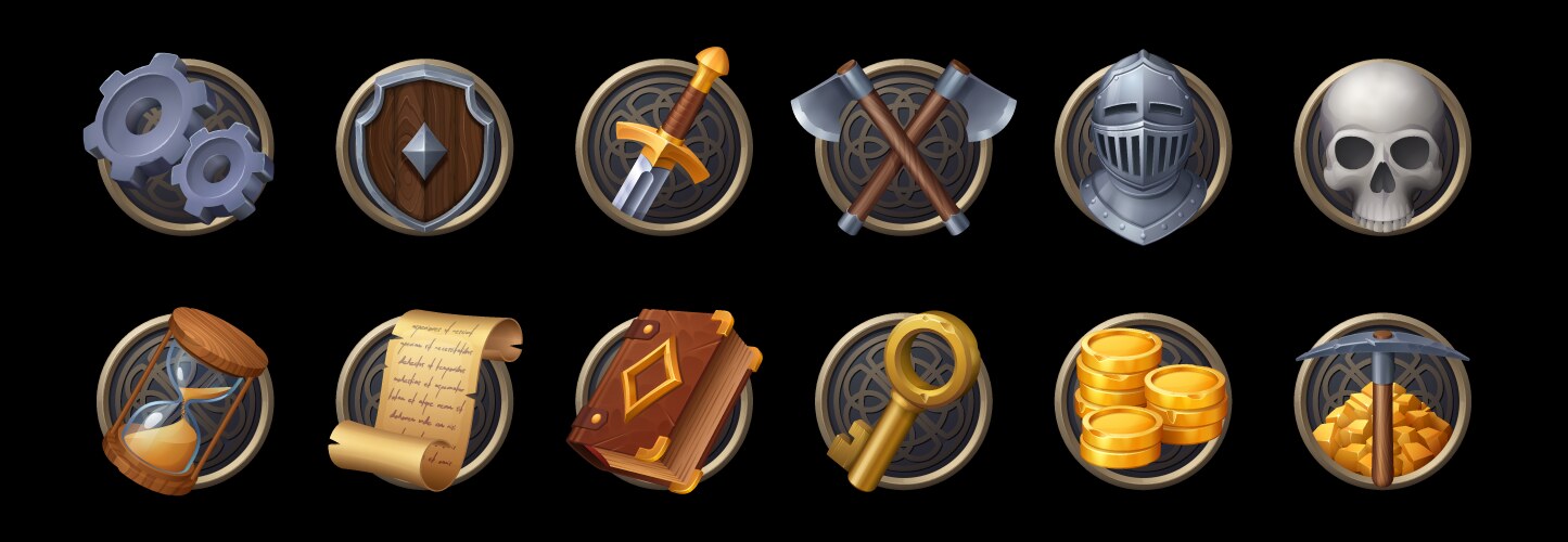 Game Asset Vector Images (over 24,000)
