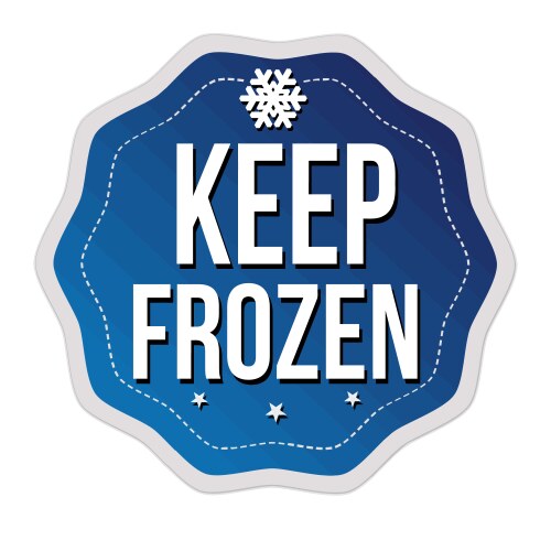 Keep refrigerated sign or stamp Royalty Free Vector Image