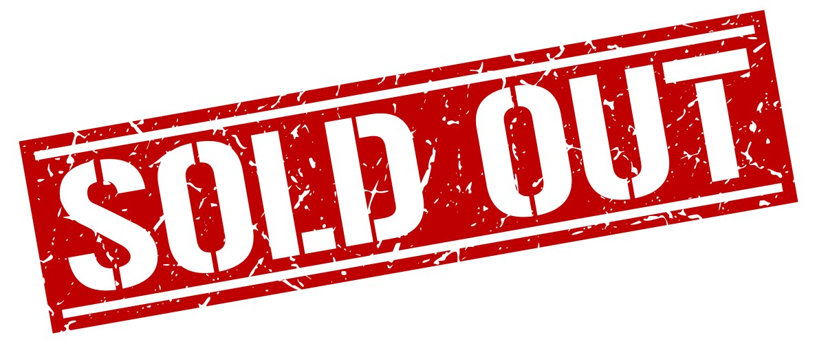 Sold out sign or stamp Royalty Free Vector Image