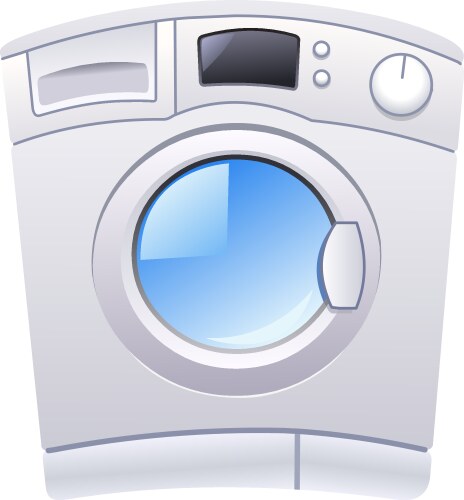 Washing machine clip art Royalty Free Vector Image