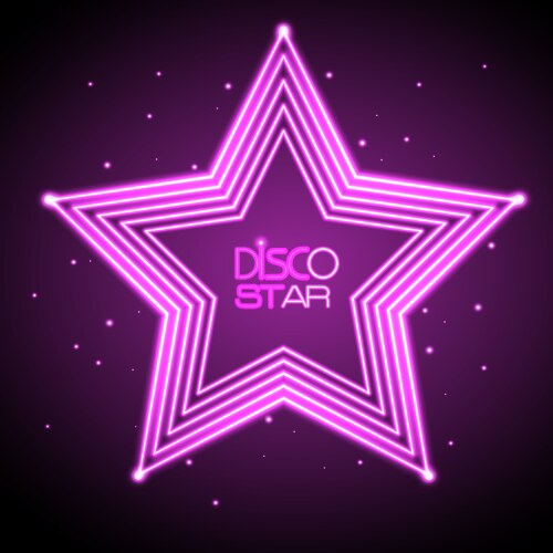 Theater sign star Royalty Free Vector Image - VectorStock
