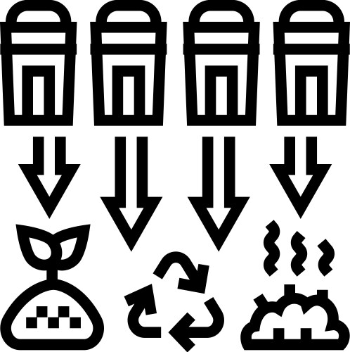 Selection Sort Algorithm Line Icon Royalty Free Vector Image