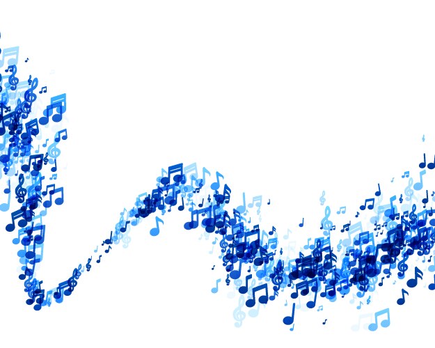 Blue Music Notes Vector Images (over 11,000)