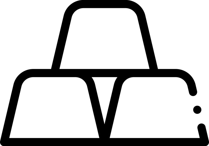 Candy icon thin linear style design isolated Vector Image