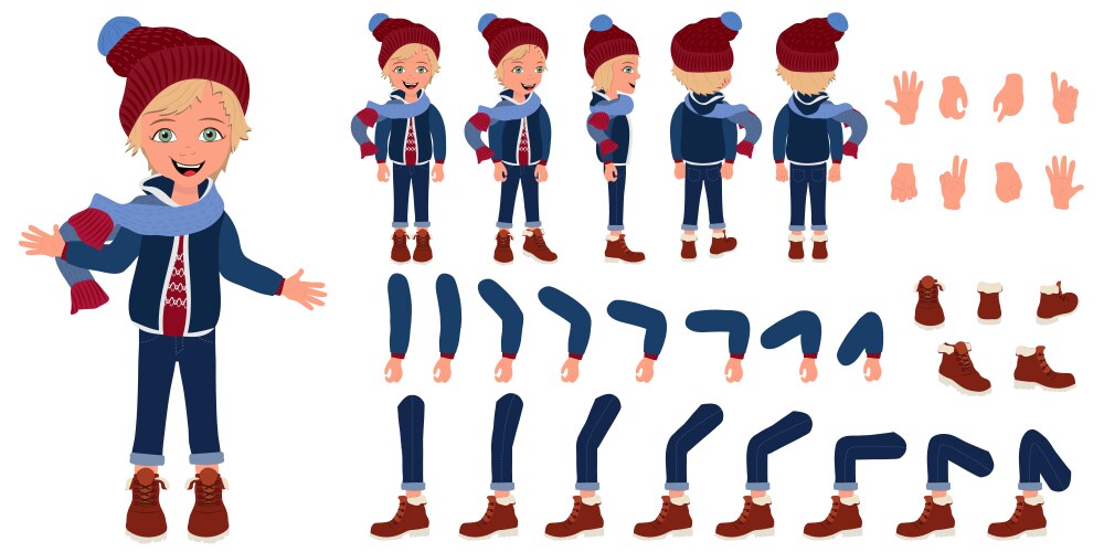 Face Sprite Set Character Vector Images (over 270)