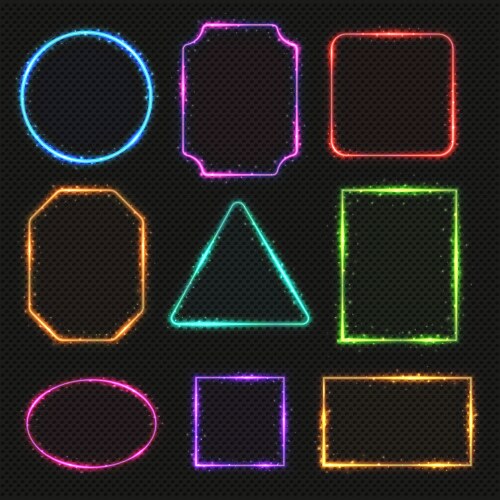 Neon Frame Border Vector Images (over 29,000)